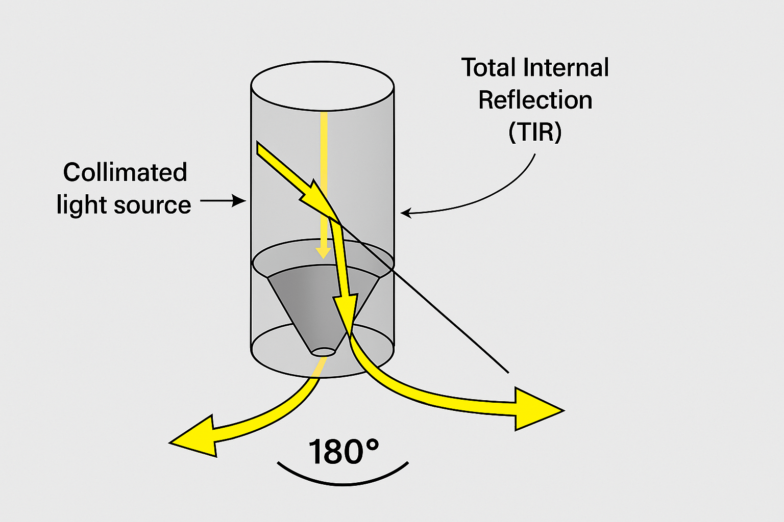 Luminit’s Unique Patented TIR 180° Optic - Luminit, Inc.